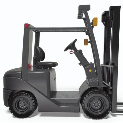 China Electric Pallet Forklift 5000kg Load Capacity 1735mm Wheel Base Solid Rubber Tyre for sale