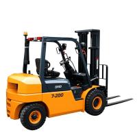 China Diesel Forklift 3 Way Wider Back Mirror 12V/80AH Battery 4.5m Lift Height Industrial for sale