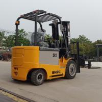 China 3 Ton Electric Counterbalance Forklift 3000kg Lithium Battery AC Motor for sale