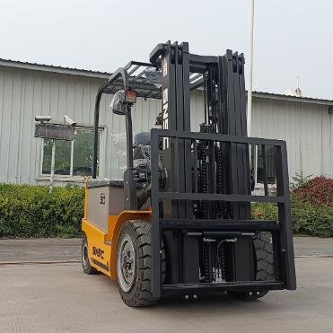 China 3 Ton Electric Counterbalance Forklift 3000kg Lithium Battery AC Motor for sale
