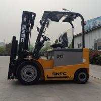 China 3 Ton Electric Counterbalance Forklift 3000kg Lithium Battery AC Motor for sale