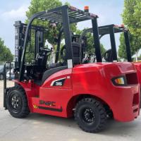 China 3.5 Ton Electric Counterbalance Forklift 3500kg Capacity AC Motor Curtis Controller for sale