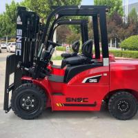 China 3.5 Ton Electric Counterbalance Forklift 3500kg Capacity AC Motor Curtis Controller for sale