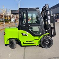 China 3.5 Ton Diesel Forklift Truck 3500kg Capacity Reinforced Chassis USA Curtis Controller Heavy Duty for sale