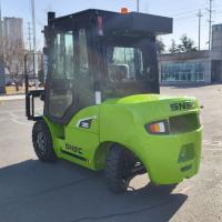 China 3.5 Ton Diesel Forklift Truck 3500kg Capacity Reinforced Chassis USA Curtis Controller Heavy Duty for sale