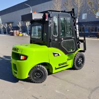 China 3.5 Ton Diesel Forklift Truck 3500kg Capacity Reinforced Chassis USA Curtis Controller Heavy Duty for sale