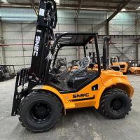 China Heavy Duty 3.5T Diesel Forklift Truck 3500kg Capacity 3000mm Lifting Height for sale
