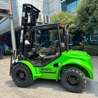 China Heavy Duty 3.5T Diesel Forklift Truck 3500kg Capacity 3000mm Lifting Height for sale