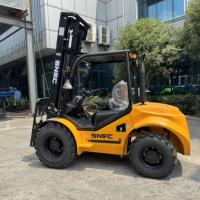 China Heavy Duty 3.5T Diesel Forklift Truck 3500kg Capacity 3000mm Lifting Height for sale