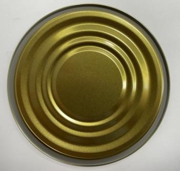 China Round Tinplate Lid Antirust Tomato Can Bottom 300D 73mm for sale
