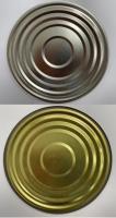 China Anti Alkali SPTE TFS Tin Can Lids 49.5mm to 153.4mm Diameter Food Grade Tinplate Covers for sale