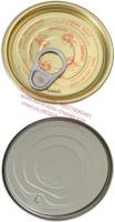 China Rust Resistance 99mm Golden EOE Tin Metal Lid for Food Cans 401# for sale
