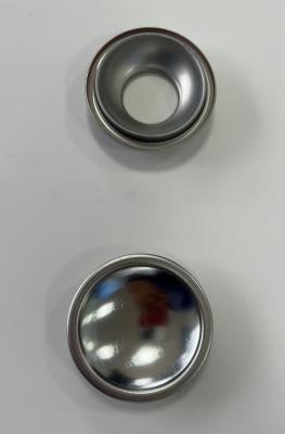 China 65mm Aerosol Can Cone Dome Cover Lid for Spray Cans Tinplate 69.9mm Outer Diameter for sale