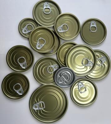 China 401 Diameter 99mm Tinplate Lid Rust Resistance For Easy Open Round Lid EOE Cans for sale