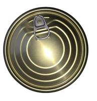 China 401 Rust Resistance TFS Material 99mm Diameter Golden Easy Open EOE For Food Cans for sale