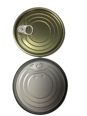 China Round 99mm EOE #401 Tinplate Lid Silver Gold White Aluminum Finish for Food Cans for sale