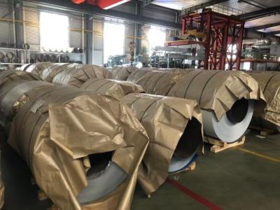 China Food Grade SPTE Tinplate Coils for Round Can Covers and Beverage Can Ends - 4L to 18L Capacity for sale