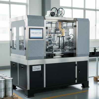 China Tinpurity 999 Automatic Tin Can Making Machine Featuring Surface Finish R Stone for Durable and Precise Can Manufacturing for sale