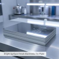 China Electrolytic Tin Plate 0.15-0.50mm Width 600-1250mm for Automatic Can Making Machine for sale