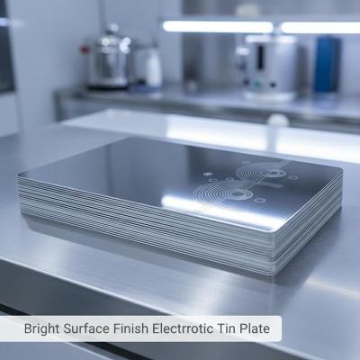 China Electrolytic Tin Plate 0.15-0.50mm Width 600-1250mm for Automatic Can Making Machine for sale