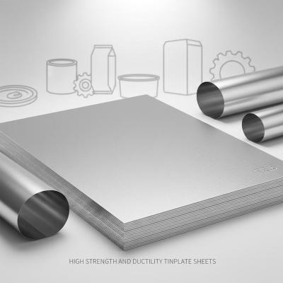 China Tinplate Sheets T2.5 Hardness 0.14-0.50mm for Food Packaging and Mechanical Components for sale