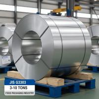 China Tin Plated Steel Coil 0.13-0.47mm JIS G3303 for Food Cans Packaging for sale