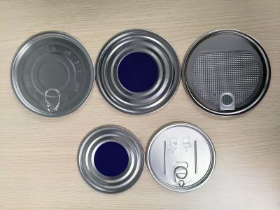 China SPCC DR8 Tinplate Metal Cover Round Shape Tin Can Lids 50mm to 153mm for Food Packing for sale