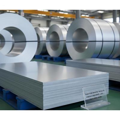 China Electrolytic Tin Plate Coils 600-1030mm Width Coating Uniformity ±10% for Food Beverage Cans for sale