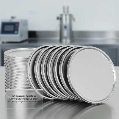 China Tinplate Lid 0.17-0.26mm with CMYK Printing for Secure Can Sealing for sale