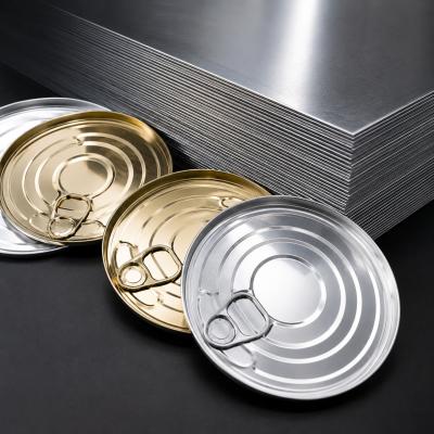 China 50mm Round Tinplate Lid 0.16-0.25mm for Food Can and Industrial Packaging for sale