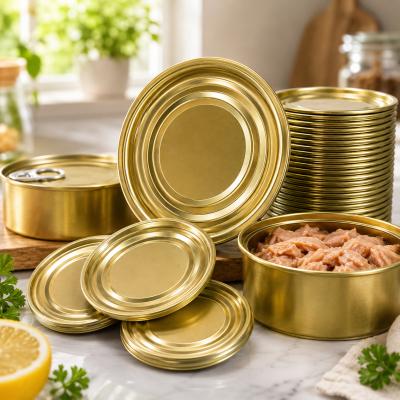 China Custom Printed Tinplate Can Lids for Food Packaging & Branding for sale
