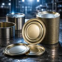 China Hermetic Tinplate Lids For Food Canning - Corrosion-Resistant for sale