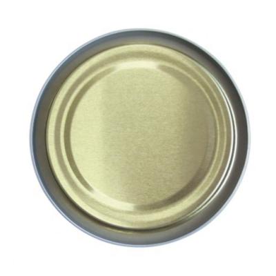 China 307# Tinplate Easy Open Bottom Lids 83.3mm Diameter for Food Cans with Corrosion Resistance for sale