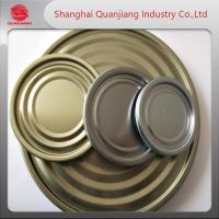 China 200# 50mm Diameter Round Tinplate Lid Cover for Food Can Normal End for sale