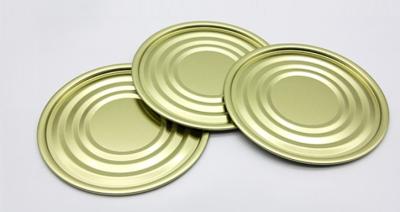 China 73mm 83mm 99mm 153mm Round Tin Can Lids and Bottom Ends with Multiple Coating Options for sale