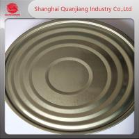 China 307# 83mm Golden Lacquer Organosol Paste Tinplate Metal Can Lids & Bottom Covers - Food Grade Packaging Components for sale