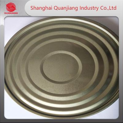 China 307# 83mm Golden Lacquer Organosol Paste Tinplate Metal Can Lids & Bottom Covers - Food Grade Packaging Components for sale