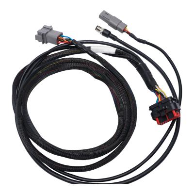 China Vehicle Automotive Wiring Harness Assembly With Straight Right Angle Connector OEM for sale