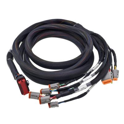 China Electrical Vehicle Wiring Harness Rubber Terminal Flat Twisted Type for sale