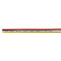 China Customized Tinned Copper Flat Wire Cables 24awg 28awg Rainbow Color for sale