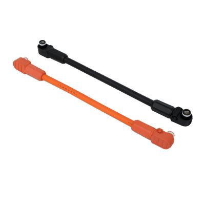 China Copper Solar Cable Assembly With Round Cross Section In Black Red for sale