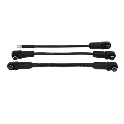 China Copper Round Cross Section TPE Jacket Solar Cable Assembly With Black / Red MC4 Connector for sale
