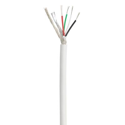 China 300V Fire Rated Power Cable  / Shielding  2-24 AWG Copper Conductor Foil Braid Shielded for sale