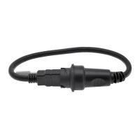 China 2.5cm M12 Male and Female Industrial Precision Connectors Through Hole Gold Plated for sale