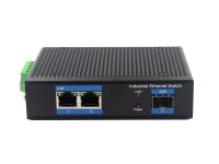 China OPK-4500-1GX2GT 10/100/1000Base-TX (PoE) to 1000Base-FX Industrial Media Converter for sale