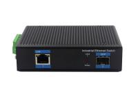 China OPK-4500-1GX1GT Din-rail Umanaged Industrial Ethernet Switch (POE optional) 1 Port for sale