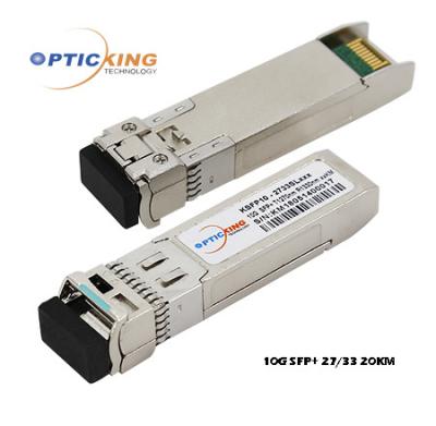 China TX 1270nm RX 1330nm 20KM SMF SFP+ Transceiver Module 10G BIDI WDM TX for sale