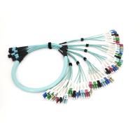 China High Speed SM MM 24 36 48 Fiber MPO MTP Harness Cable For Data Center for sale