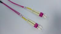 China SM MM LC OM4 Fiber Optic Patch Cord pVC material FTTH LC patchcord for sale