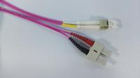 China 7m 10m LC TO MTRJ Patch Cable White Black Yellow Customized Length for sale